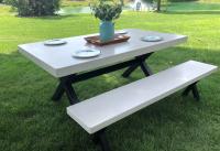 China Quangui Garden QG 000 Outdoor Concrete Furniture Sets - Weather-Resistant Tables & Benches with 30-50 Day Delivery for sale