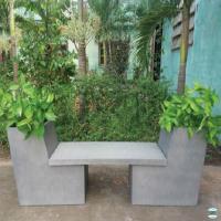 China Weather Resistant Outdoor Concrete Dining Table Set with Sturdy Legs - Custom Sizes, 500 Sets Monthly Capacity, CE/ISO Certified for sale