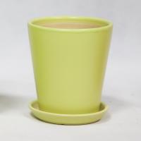 China QUANGUI QG-CM012 Glossy Ceramic Plant Pots with Drainage Holes - Modern Round Design for Indoor Plants for sale