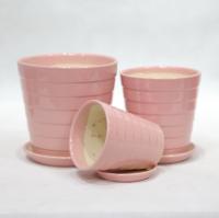 China QUANGUI QG-CM017 Glossy Ceramic Plant Pot - 6.5