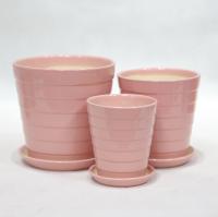 China QUANGUI QG-CM017 Glossy Ceramic Plant Pot - 6.5