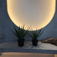 China QUANGUI Artificial Aloe Plant 50-60CM UV Resistant Waterproof Indoor Outdoor Decoration ISO Certified for sale