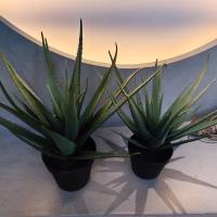 China QUANGUI Artificial Aloe Plant 50-60CM UV Resistant Waterproof Indoor Outdoor Decoration ISO Certified for sale