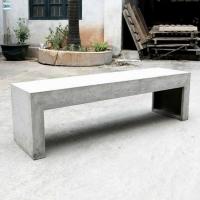 China Weather Resistant GRC Concrete Outdoor Furniture Table Bench Set Custom Size for sale