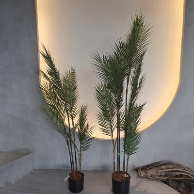 China UV Resistant Artificial Palm Tree 130-150CM - Realistic Faux Plant for Indoor & Outdoor Decor for sale