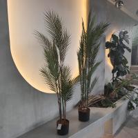 China UV Resistant Artificial Palm Tree 130-150CM - Realistic Faux Plant for Indoor & Outdoor Decor for sale