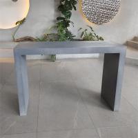 China GRC Concrete Outdoor Table Chair Bench Set Irregular Shape Garden Furniture Custom Size for sale