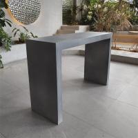 China GRC Concrete Outdoor Table Chair Bench Set Irregular Shape Garden Furniture Custom Size for sale