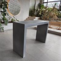 China GRC Concrete Outdoor Table Chair Bench Set Irregular Shape Garden Furniture Custom Size for sale