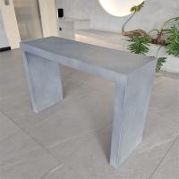 China GRC Concrete Outdoor Table Chair Bench Set Irregular Shape Garden Furniture Custom Size for sale
