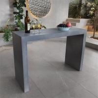 China GRC Concrete Outdoor Table Chair Bench Set Irregular Shape Garden Furniture Custom Size for sale