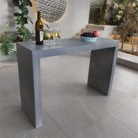 China GRC Concrete Outdoor Table Chair Bench Set Irregular Shape Garden Furniture Custom Size for sale