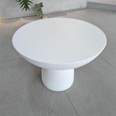 China Lightweight Concrete Outdoor Furniture Table - GRC Material, Weather-Resistant, Custom Sizes 25-300$ for sale