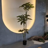 China 150cm Artificial Schefflera Tree with UV Protection - 3-5 Year Lifespan Waterproof Indoor Plant for sale