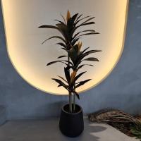 China 130cm Artificial Agave Tree with UV Resistant Plastic Material and 3-5 Year Lifespan for Indoor Outdoor Decor for sale
