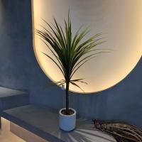 China 130cm Artificial Yucca Tree - UV Resistant Waterproof Faux Plant for Indoor/Outdoor Use for sale