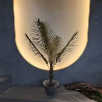 China 140cm Artificial Palm Tree with UV & Insect Resistance - Hypoallergenic Faux Plant for Indoor/Outdoor Use for sale