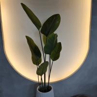 China 120CM Artificial Traveller's Tree - Realistic Plastic Faux Plant for Indoor/Outdoor Use with UV Resistance for sale