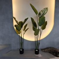 China 120CM Artificial Traveller's Tree - Realistic Plastic Faux Plant for Indoor/Outdoor Use with UV Resistance for sale