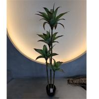 China 130cm Artificial Agave Tree - Waterproof Indoor/Outdoor Faux Plant with 3-5 Year Lifespan for sale