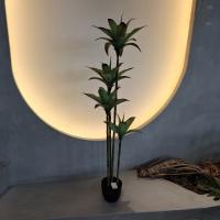 China 130cm Artificial Agave Tree - Waterproof Indoor/Outdoor Faux Plant with 3-5 Year Lifespan for sale