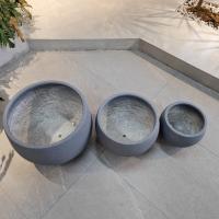 China Fireproof Fiber Clay Planter Frost Resistant For Garden for sale