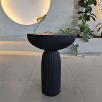 China GRC Concrete Table Sets - Weather-Resistant Outdoor Dining Furniture with Custom Sizes 25-300 USD for sale