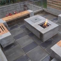 China GRC Concrete Outdoor Furniture Table & Bench Sets - Weather-Resistant, Heavy 25-300lb Weight, Custom Sizes for sale