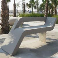 China GRC Concrete Outdoor Furniture Table & Bench Sets - Weather-Resistant, Heavy 25-300lb Weight, Custom Sizes for sale