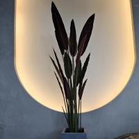 China QUANGUI 140CM Faux Bird of Paradise Tree Artificial Plant UV Resistant Indoor Outdoor for sale