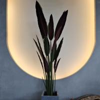 China QUANGUI 140CM Faux Bird of Paradise Tree Artificial Plant UV Resistant Indoor Outdoor for sale