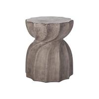 China Outdoor Rectangle / Round GRC Concrete Patio Table With Bench Seats for sale