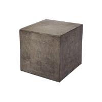 China Outdoor Rectangle / Round GRC Concrete Patio Table With Bench Seats for sale