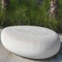 China Square Round GRC Concrete Table Seating Chair Bench For Outdoor Indoor for sale