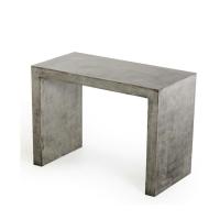 China Matte Surface GRC Concrete Table Top Rectangular Concrete Table Bench Furniture for sale