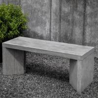 China Matte Surface GRC Concrete Table Top Rectangular Concrete Table Bench Furniture for sale