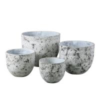 China Durable GRC Fiber Cement Flower Planters with Drainage Hole - Custom Sizes Available for Indoor/Outdoor Use for sale
