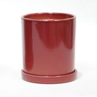 China Customized Glossy Terracotta Ceramic Planters For Optimal Water Drainage for sale