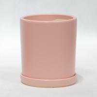 China Small Clay Pottery Plant Holders 4 Inch Ceramic Pots with Drainage Holes for Indoor Flower Arrangements for sale
