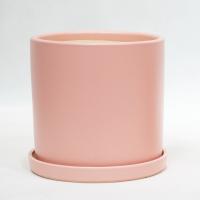 China Small Clay Pottery Plant Holders 4 Inch Ceramic Pots with Drainage Holes for Indoor Flower Arrangements for sale