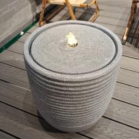 China Tiered Electric Resin Garden Water Fountain - 10 Gallon Capacity, 380×380×450mm Outdoor Decor for sale
