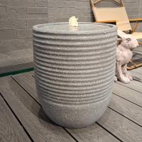 China Tiered Electric Resin Garden Water Fountain - 10 Gallon Capacity, 380×380×450mm Outdoor Decor for sale