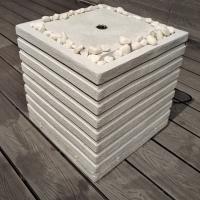 China QUANGUI RF-2615 Large Resin Fountain with LED Lighting and Continuous Water Flow - Weatherproof Outdoor Decor for sale