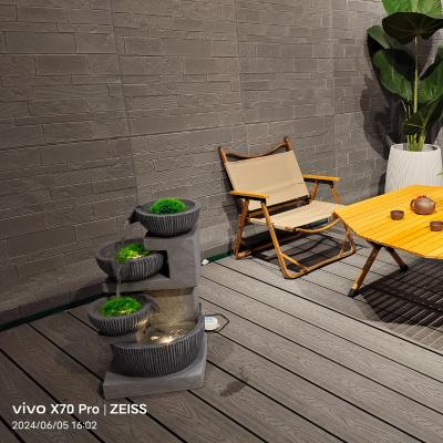 China 20mm Thick Resin Fountain Electric Water Feature with LED - Indoor/Outdoor Decoration Kit for sale
