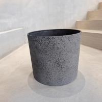 China 330×330×290mm Round Recycled Plastic Planters - Lightweight PE Flower Pots with Custom Logo Options for sale