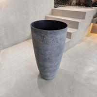 China Large Plastic Flower Planter QGP 90-0043 for Indoor Outdoor Planting with 30 Set MOQ and 1000 Monthly Capacity for sale