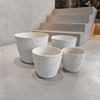 China QUANGUI Plastic Flower Pots - Round PE Planters with 1.85-5.37 USD Price Range and 1000 Sets/Month Capacity for sale