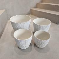China QUANGUI Plastic Flower Pots - Round PE Planters with 1.85-5.37 USD Price Range and 1000 Sets/Month Capacity for sale