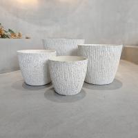 China QUANGUI Plastic Flower Pots - Round PE Planters with 1.85-5.37 USD Price Range and 1000 Sets/Month Capacity for sale