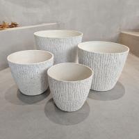 China QUANGUI Plastic Flower Pots - Round PE Planters with 1.85-5.37 USD Price Range and 1000 Sets/Month Capacity for sale